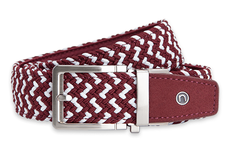Braided Maroon Ratchet Golf Belt – Nexbelt
