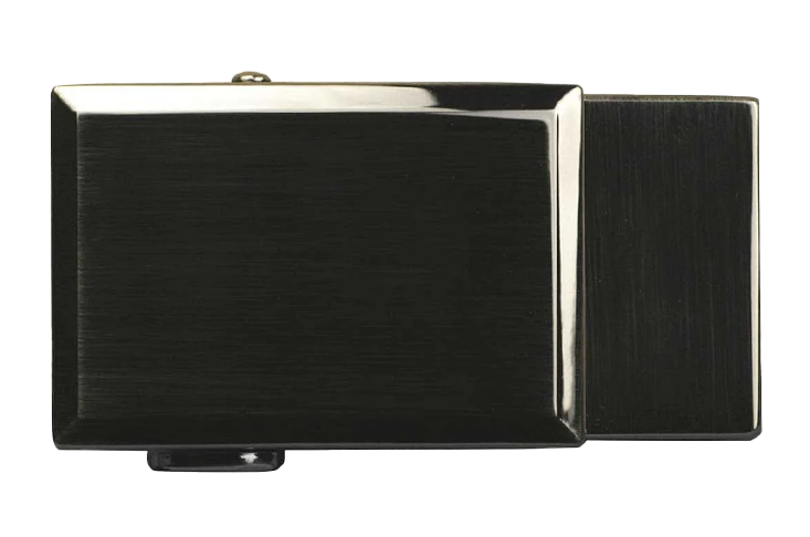Shield Gunmetal Beveled PreciseFit™ Ratchet Buckle