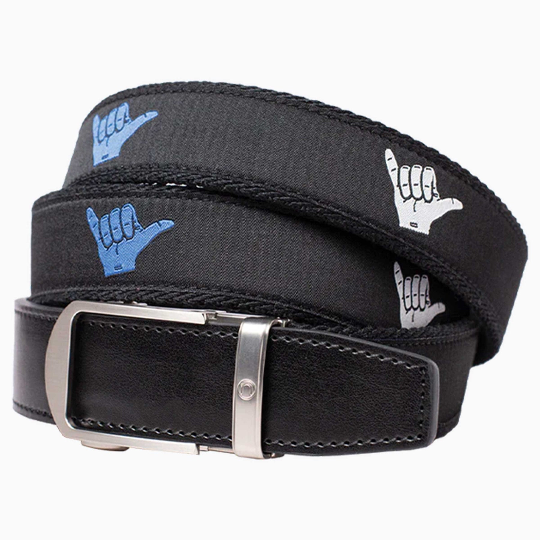 Hampton Shaka Red, White, & Blue Ribbon Belt 1.38" [35mm]