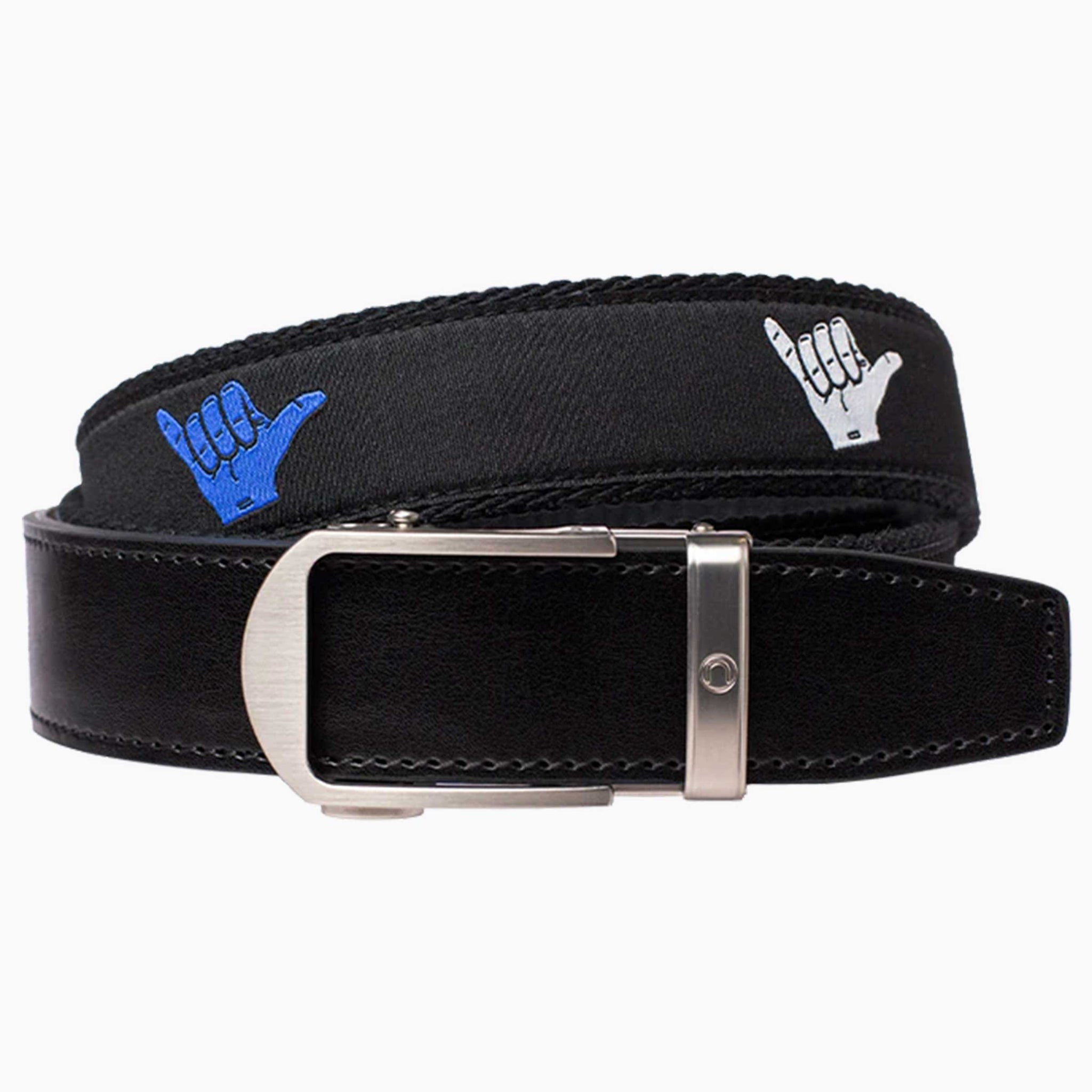 Hampton Shaka Red, White, & Blue Ribbon Belt 1.38" [35mm]
