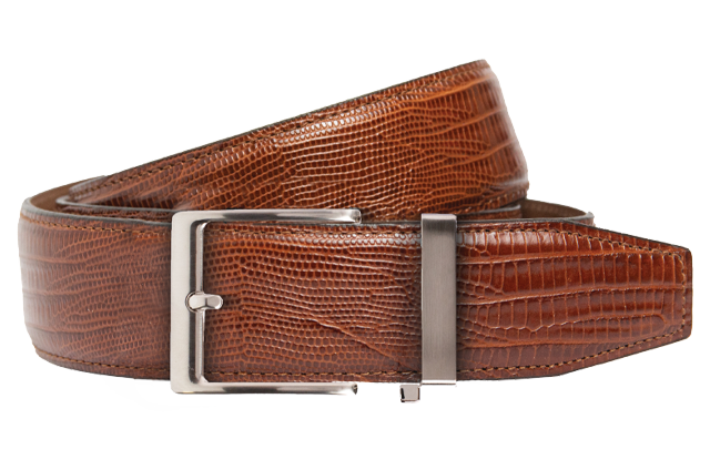 Lizard Brown, 40 mm Strap, Dress Belt – Nexbelt