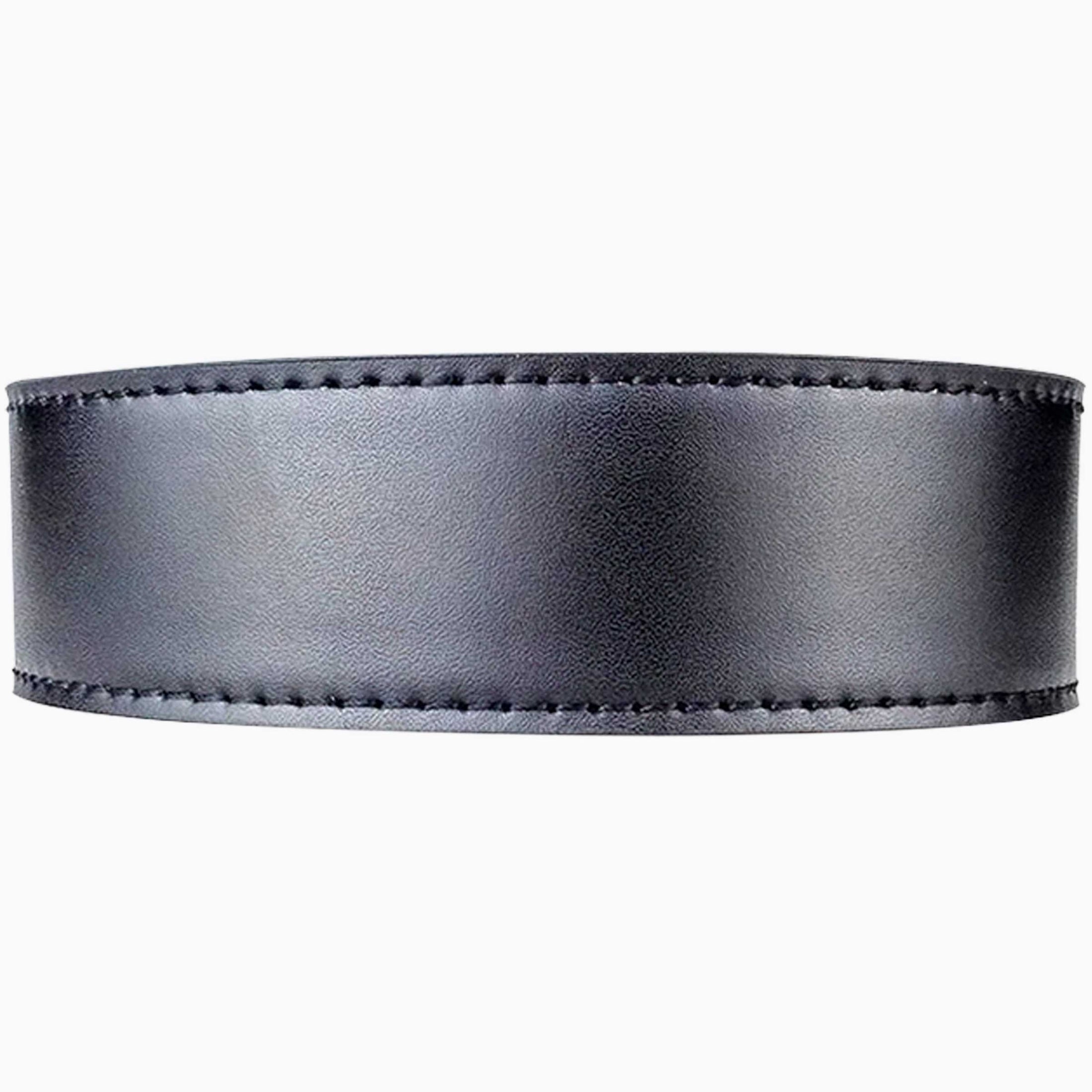 Smooth Black PreciseFit™ Ratchet Belt Leather Strap