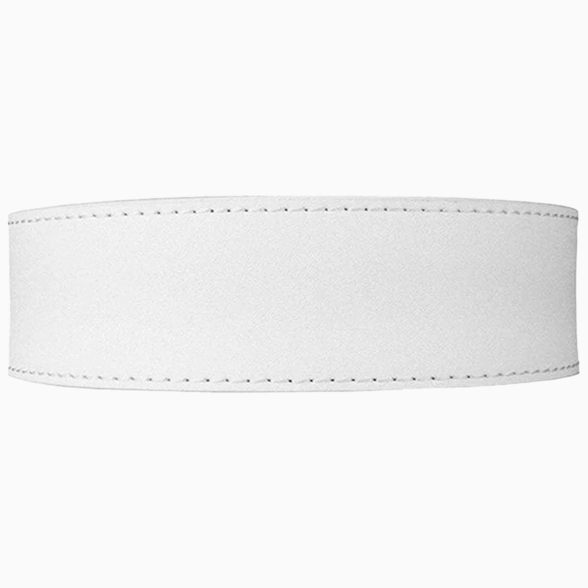 Smooth White PreciseFit™ Ratchet Belt Leather Strap