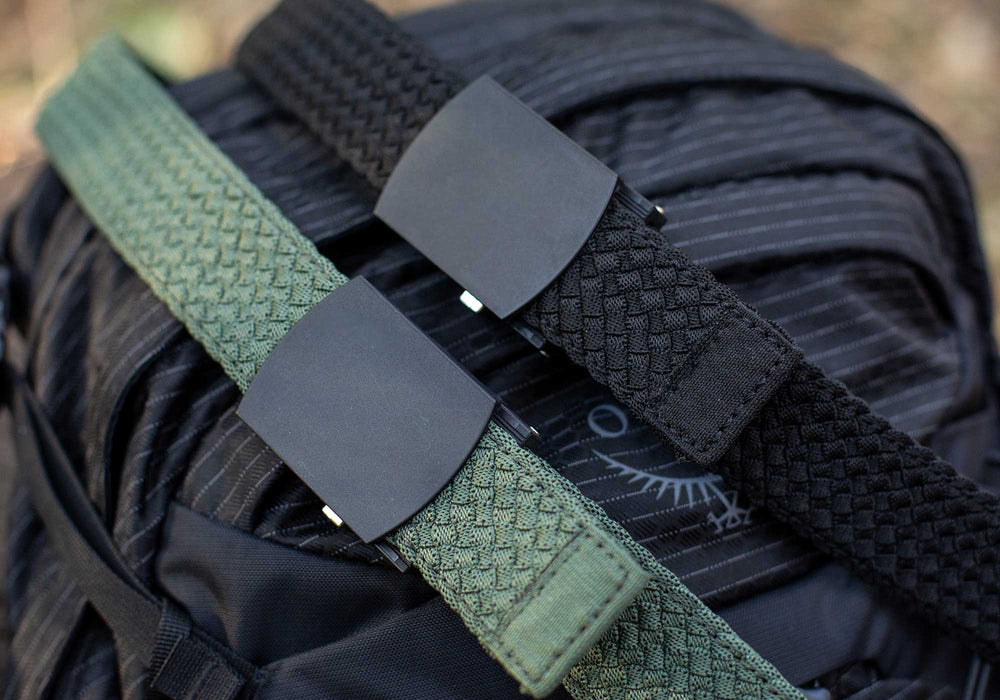 Explorer Smooth Black Ratchet Belt 1.38" [35mm]